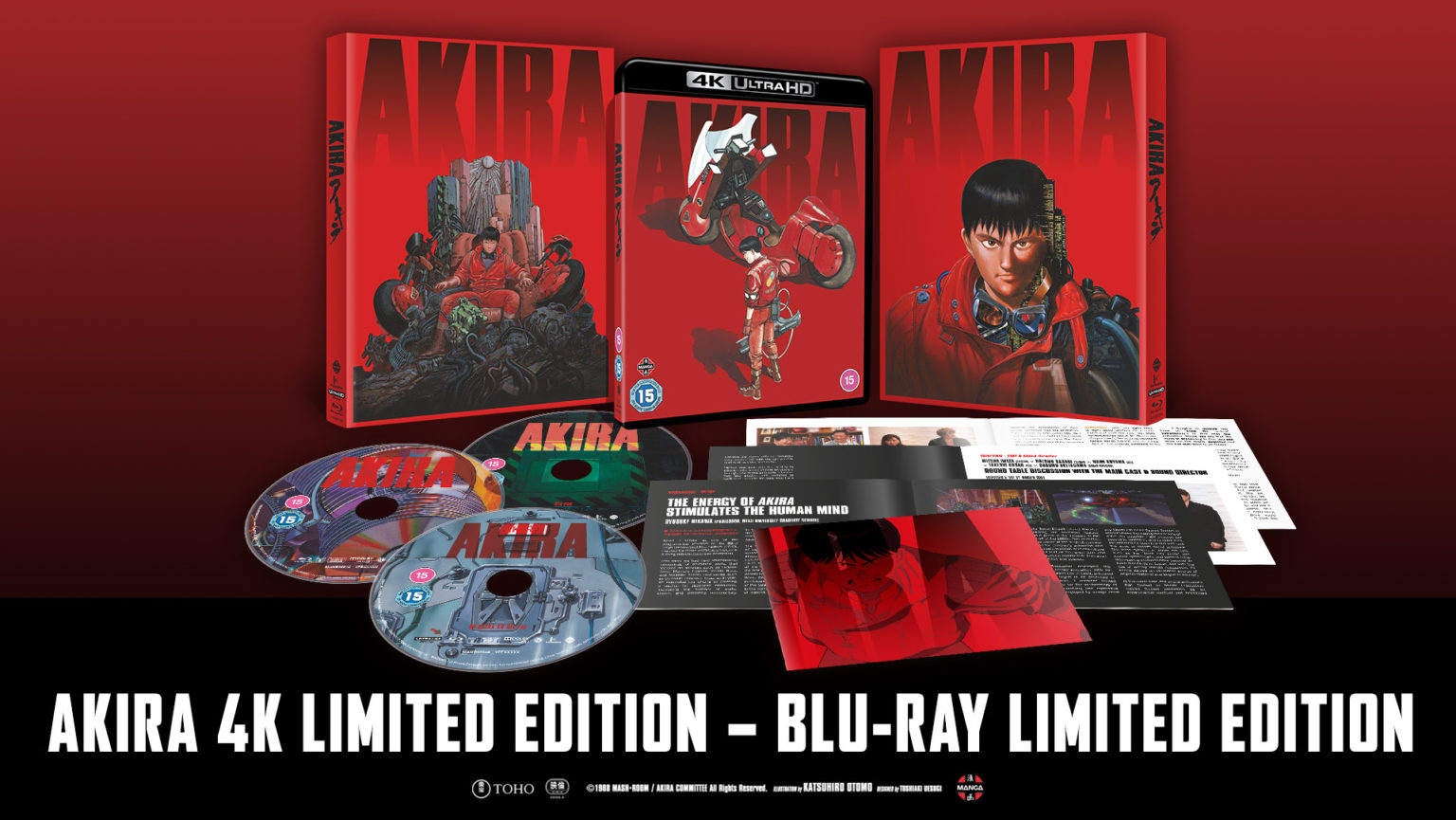 Manga Entertainment Schedules UK AKIRA 4K Ultra HD Blu-ray Anime ...