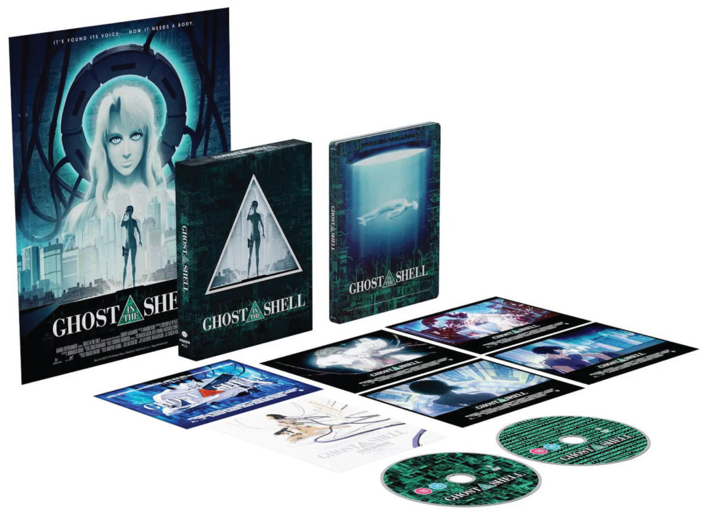 Ghost in the Shell 4K Ultra HD Limited Edition Steelbook & Standard Listed for UK Release ...