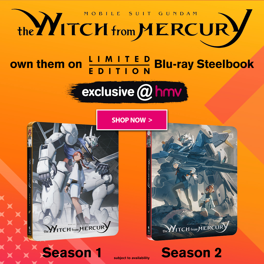 Gundam: The Witch from Mercury Sees HMV Exclusive Steelbook Release ...